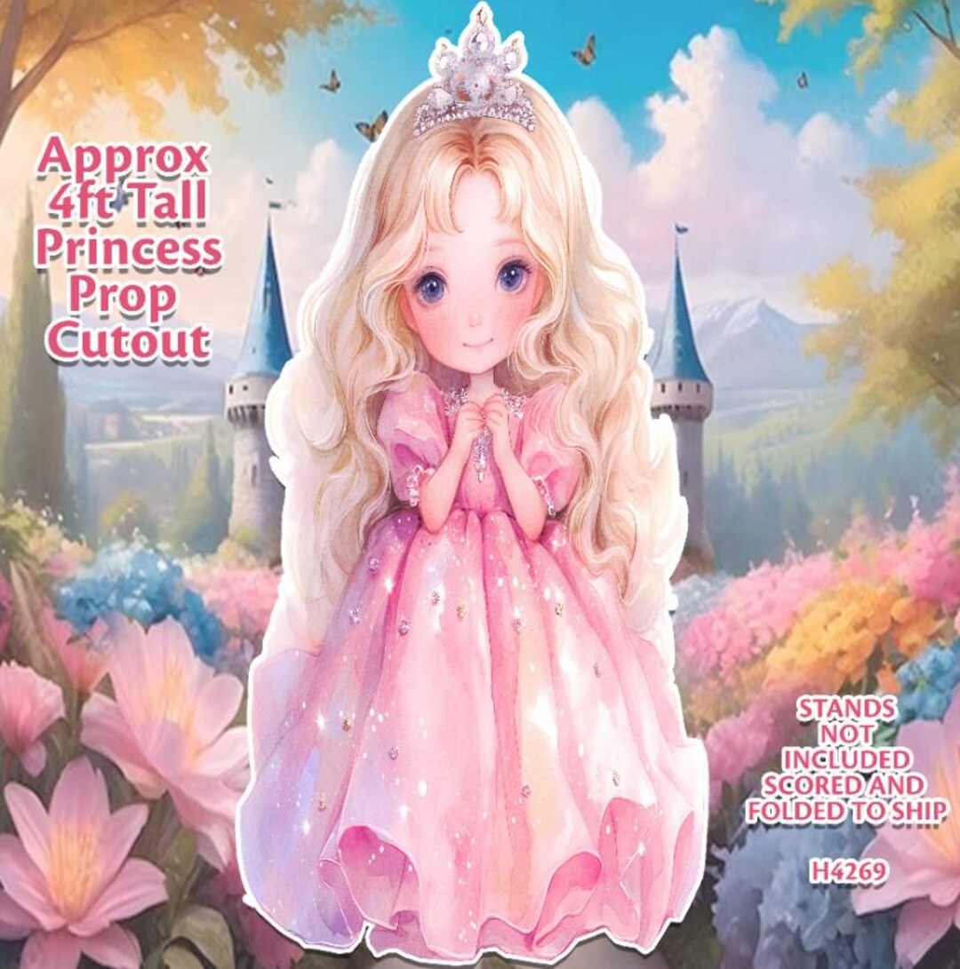 Princess Party Props, Fairy Tale Princess, Coroplast Props, Party Decor ...