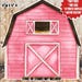 Brown Barn 4ft Tall , Barn Props, Party Decor, Farm Birthday Party ...