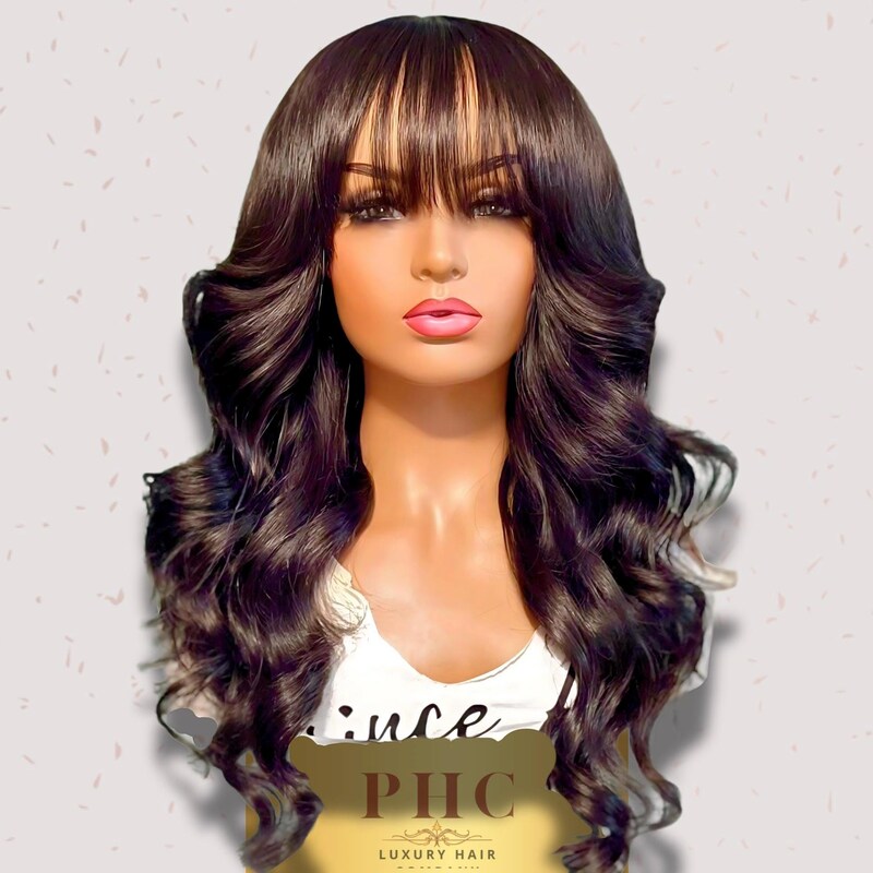 Real Human Hair Wig - Etsy