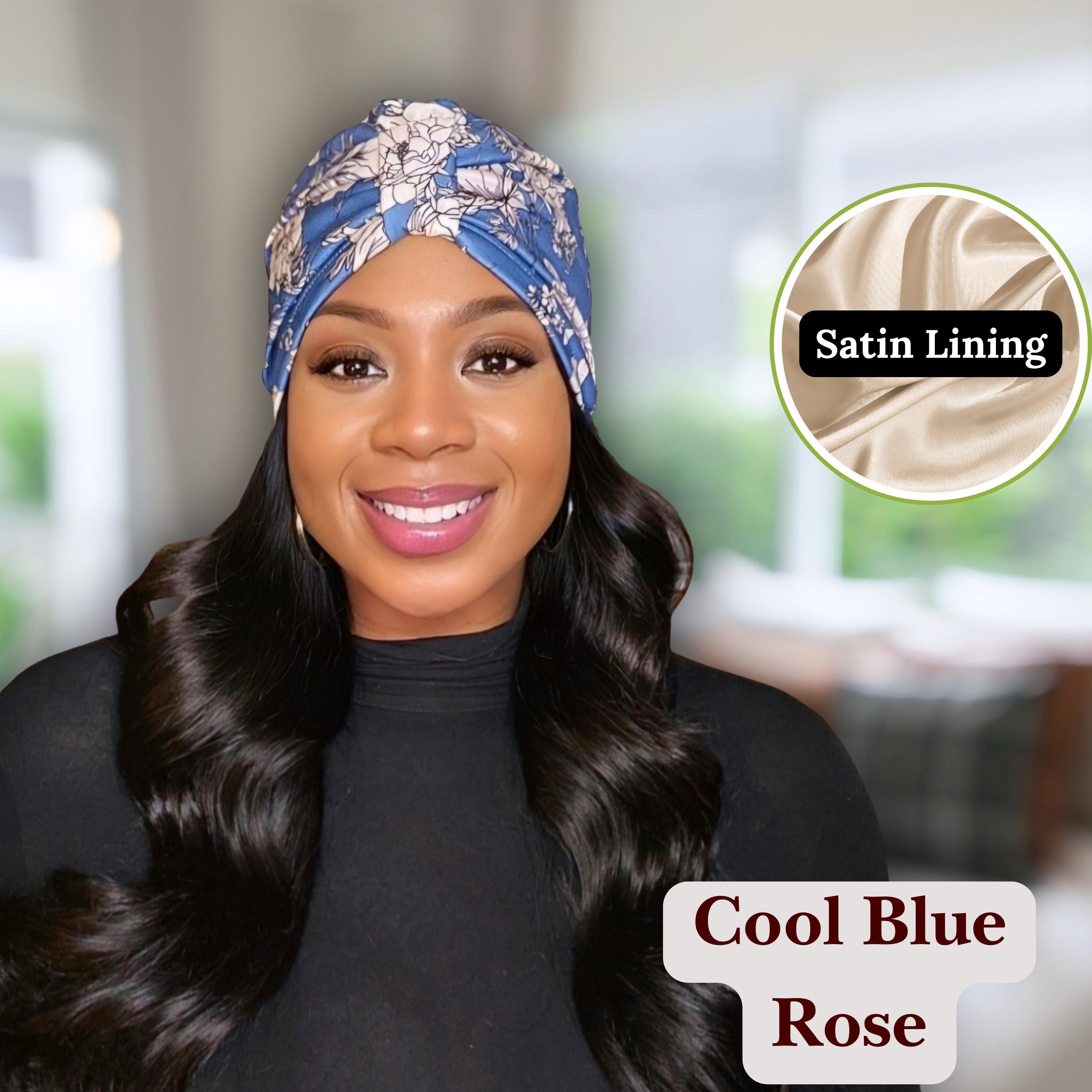 Luxury Satin-lined Turban, Fashion-forward Headwrap and Stylish Hair ...
