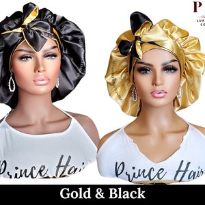 All Satin Reversible Tie Bonnet | Double Layered | Multiple Colors ...