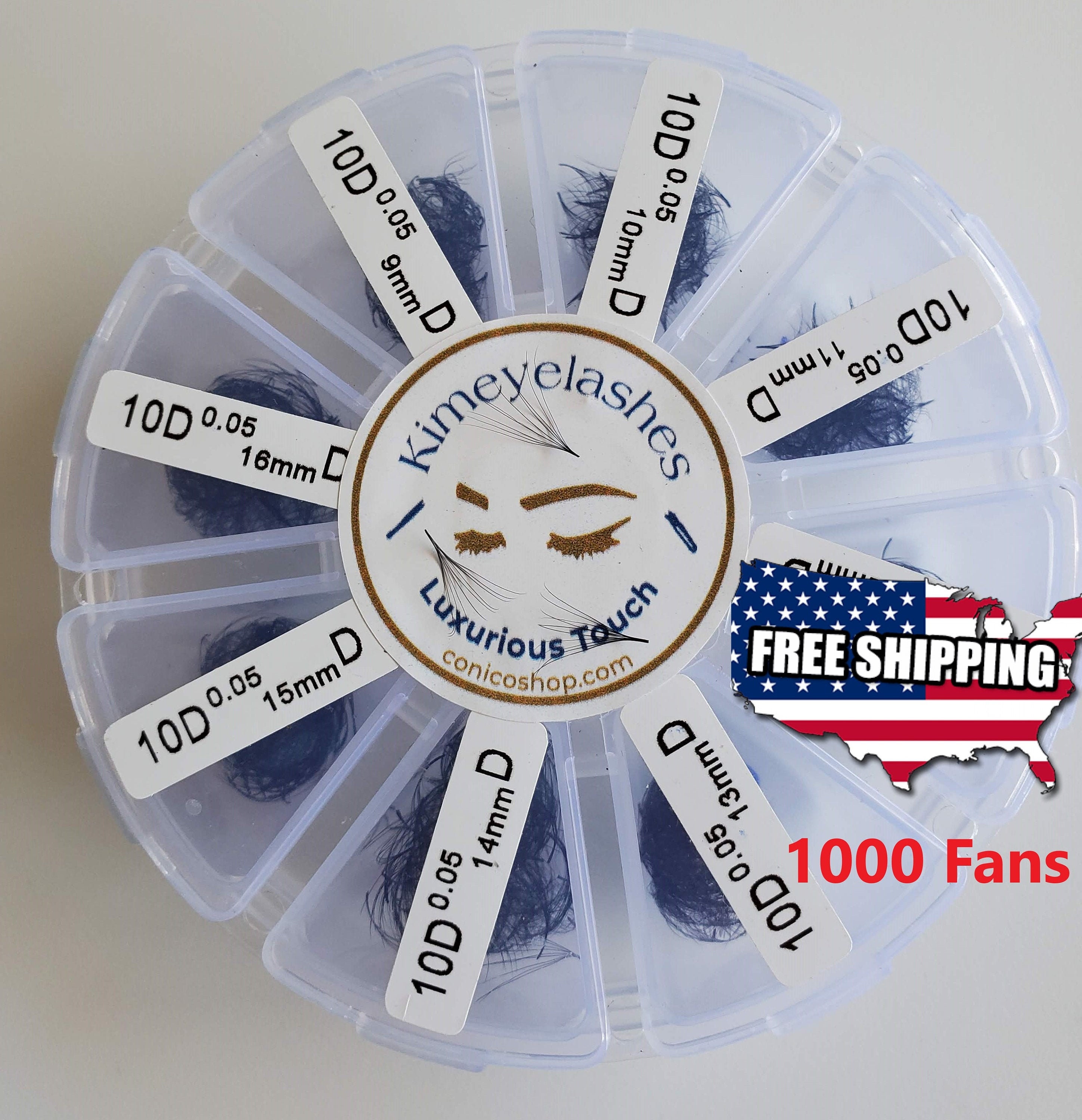 1000 Fans 10D 0.05 Premade Volume Loose Fans C D Curl Mixed - Etsy