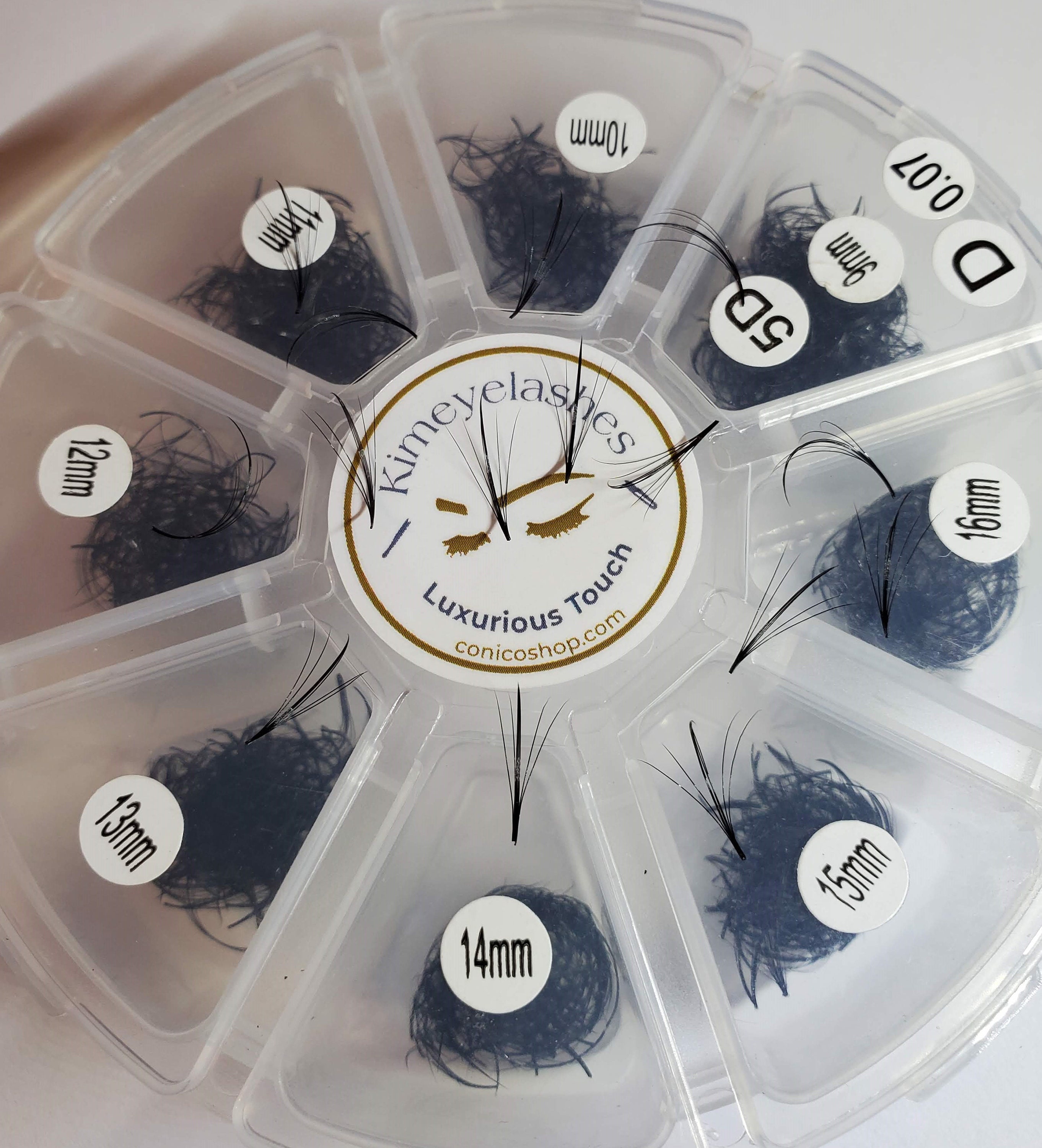 1000 Fans Premade Volume Loose Fans C D Curl 0.07 Mixed | Etsy