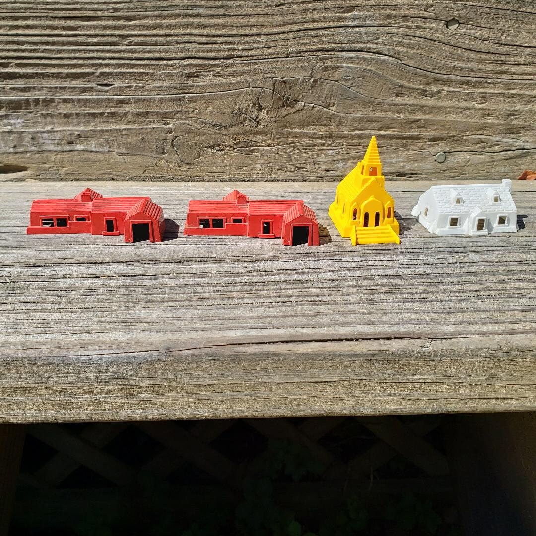 Vintage Buildings for Model Train Set or HO Trains - Etsy