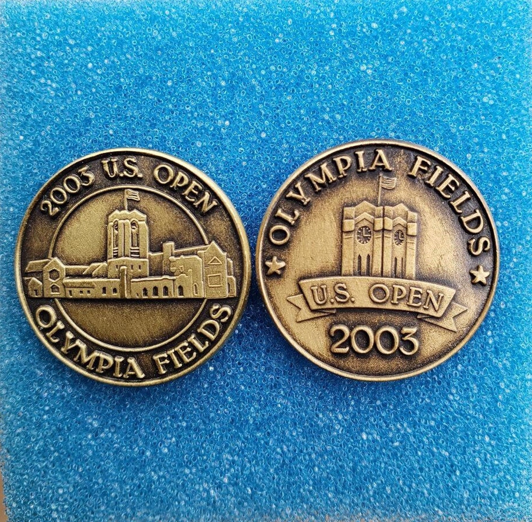2003 US Open Olympia Fields Rare Vintage Ballmarker Set With Posts on ...