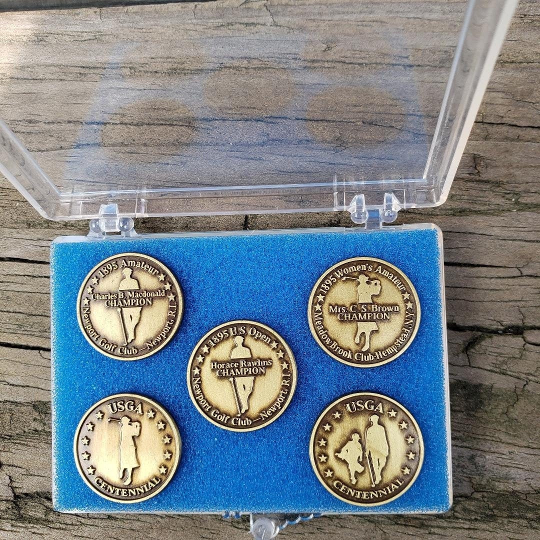 USGA Official Rare Golf Ball Marker USGA Centennial Memorabilia Vintage ...