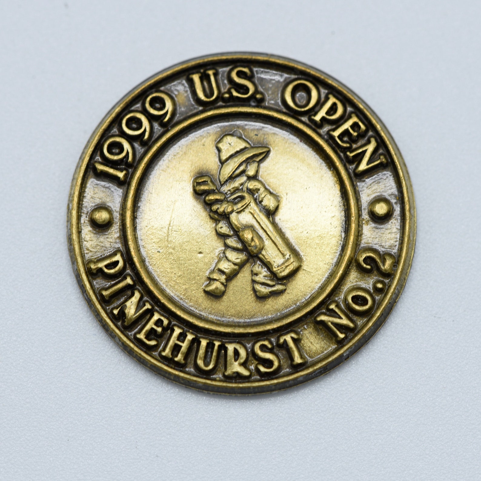 1999 US Open Pinehurst Official Golf Rare Ball Marker Memorabilia ...