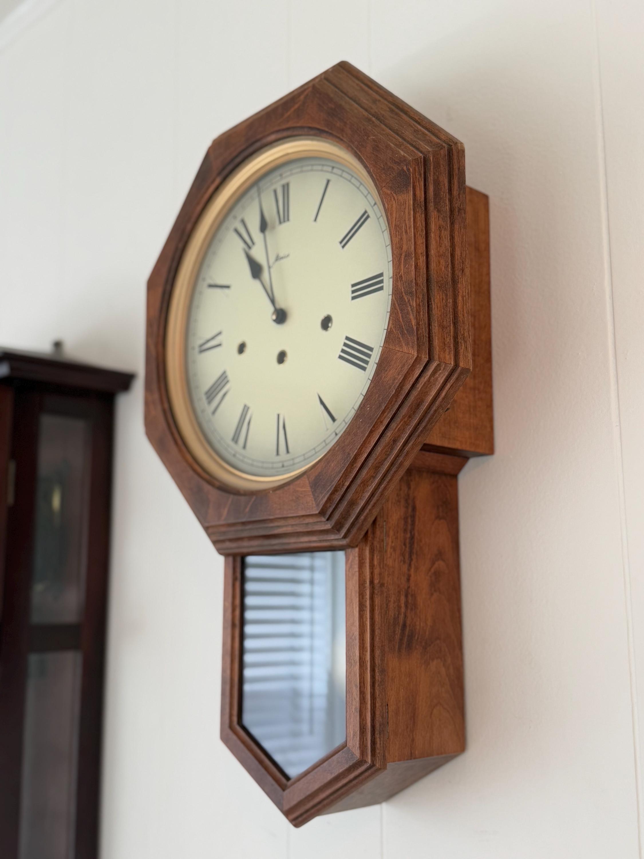 Vintage Westminster Chime Pendulum Wall Clock / Professionally Restored ...