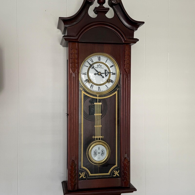 Antique Pendulum Wall Clock - Etsy