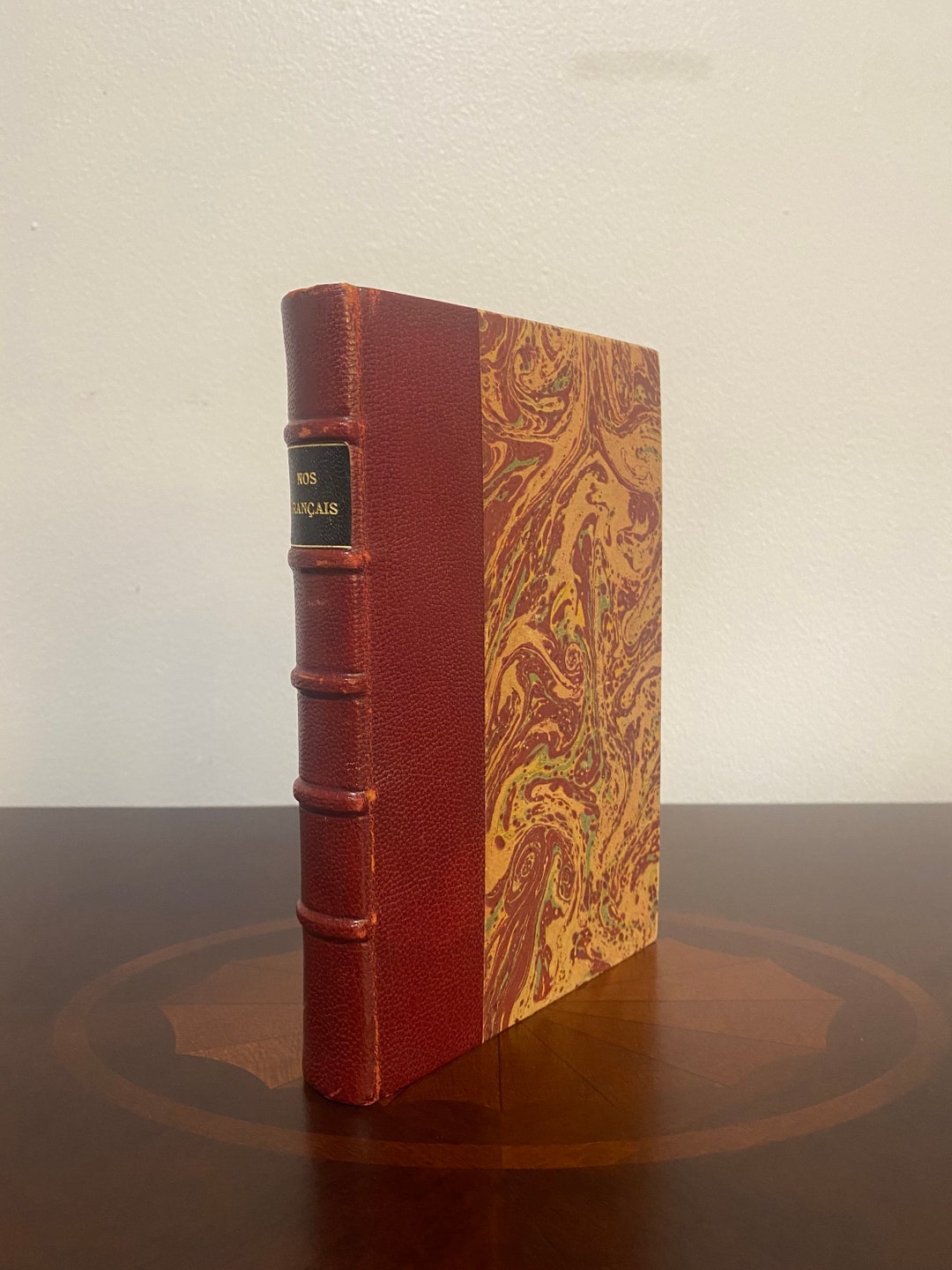 Antique French Book: Collectible 19th Century Decor - Etsy