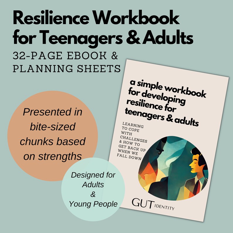 Resilience Workbook for Teenagers and Adults Counselling - Etsy New Zealand