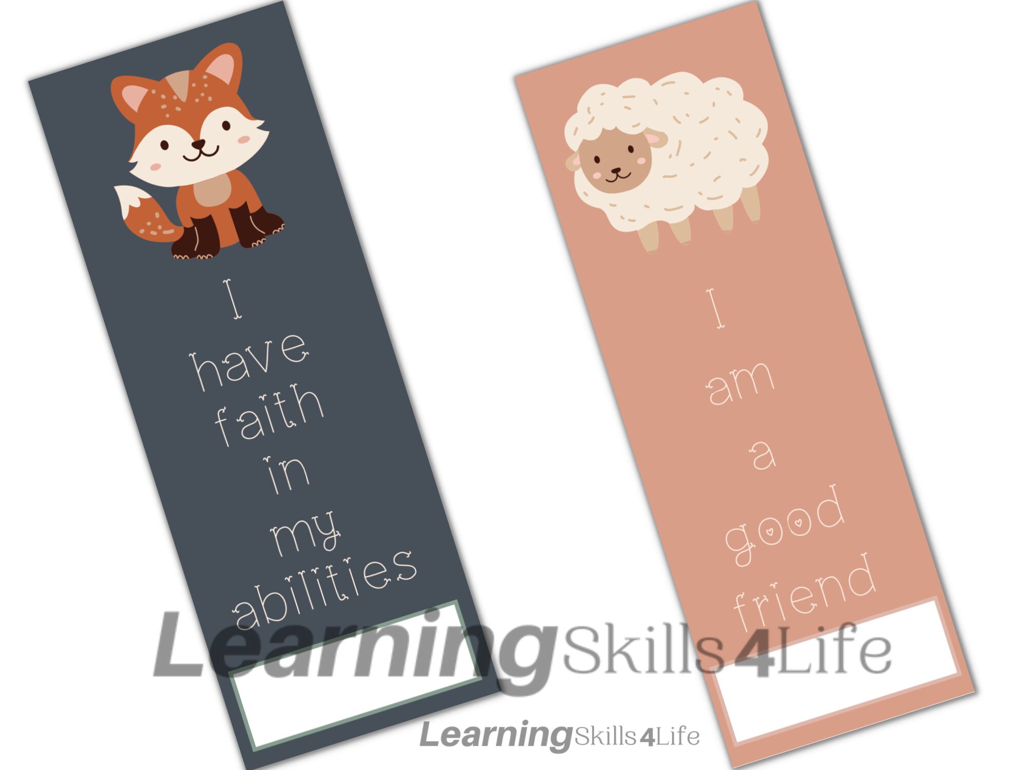 Animal Affirmation Bookmarks for Children - Empower Positive Behaviour ...