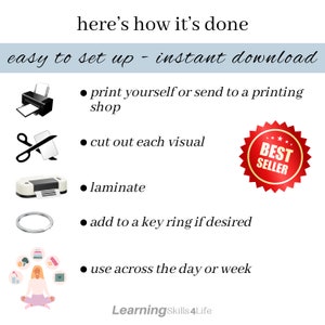 ADHD Visual Cue Cards - Cleaning With ADHD -single-use License- 189 ...