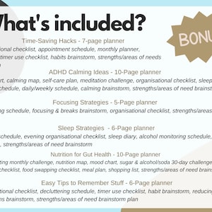 ADHD Without Meds Ebook Guide-single-use License + Adhd Planners–adhd ...