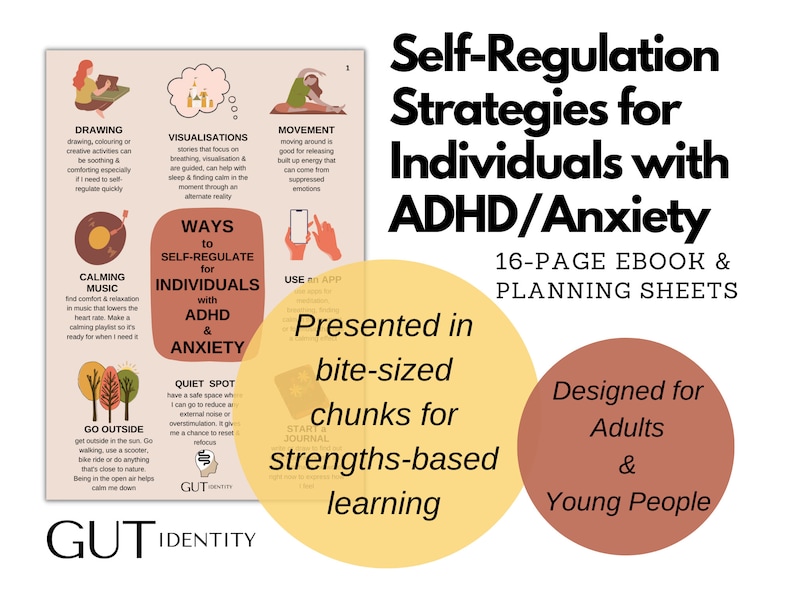 Self-regulation Strategies for Adults and Young People With - Etsy New ...