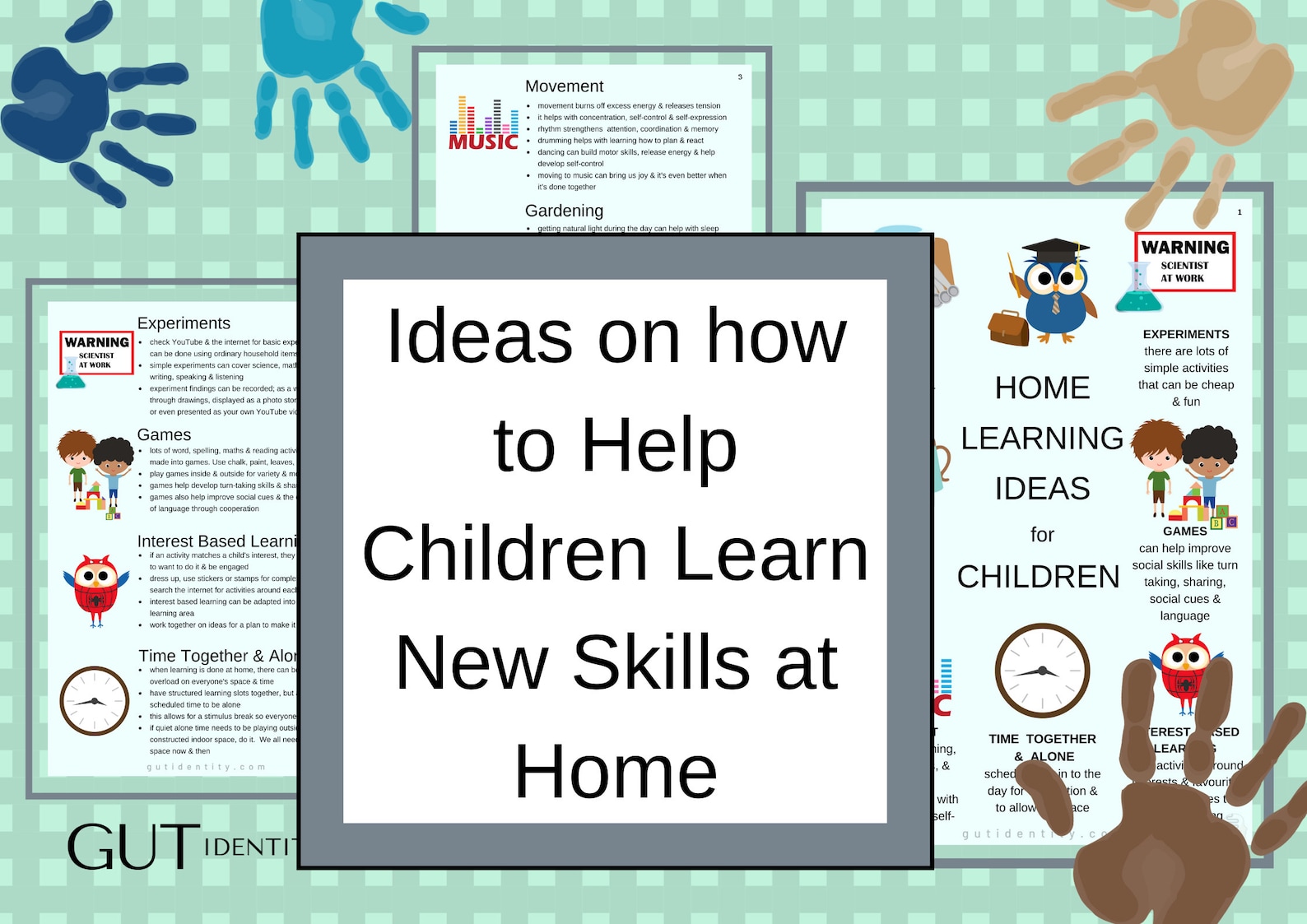 Home Learning Ideas for Children -3 Page Ebook -parenting -teaching and ...