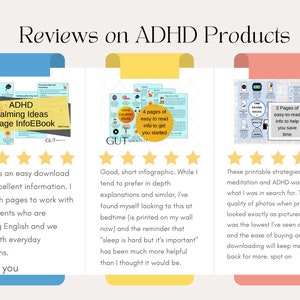 ADHD Calming Ideas 9-page Ebook for Strategies on Relaxation, Stress ...