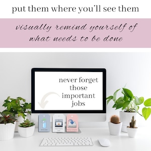 ADHD Visual Reminder Cards – Printable Daily Living, Teens & Adults ...