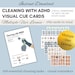 ADHD Visual Cue Cards - Cleaning With ADHD -multiple-user License- 189 ...