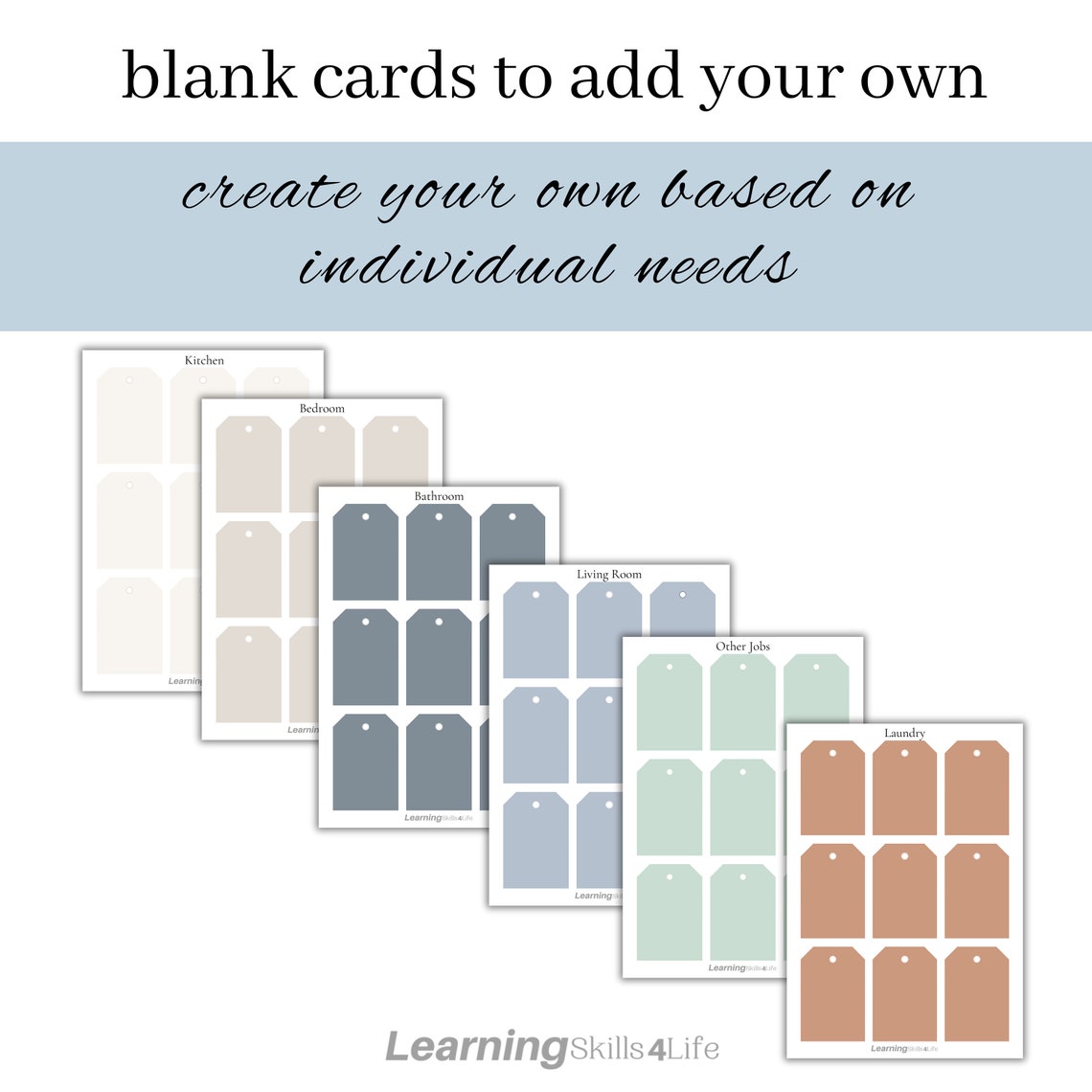 ADHD Visual Cue Cards - Cleaning With ADHD -multiple-user License- 189 ...