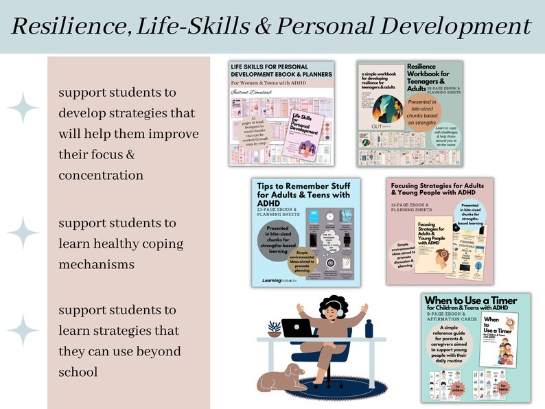 ADHD 'MEGA Teacher's Bundle' - Over 230 Pages of Teaching and Learning ...
