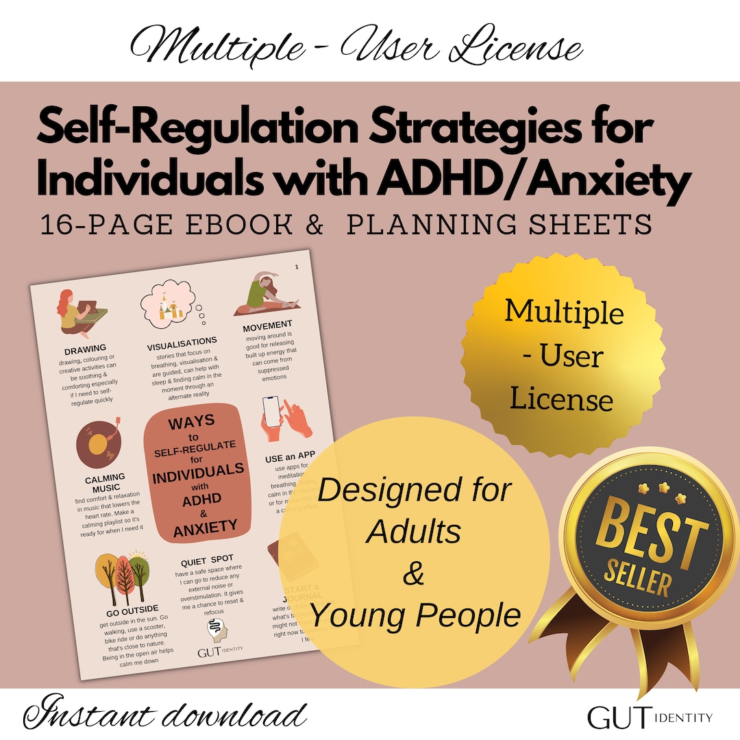 Self-regulation Strategies for Adults and Teens With Adhd/anxiety, ADHD ...