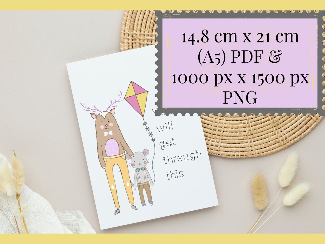 ADHD Card Printable Encouragement Card. 'you Will Get Through This ...