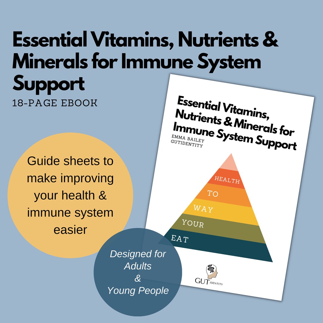 Essential Vitamins, Nutrients, and Minerals Guide for Gut Health, Brain ...