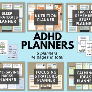 ADHD Without Meds Ebook Guide-single-use License + Adhd Planners–adhd ...