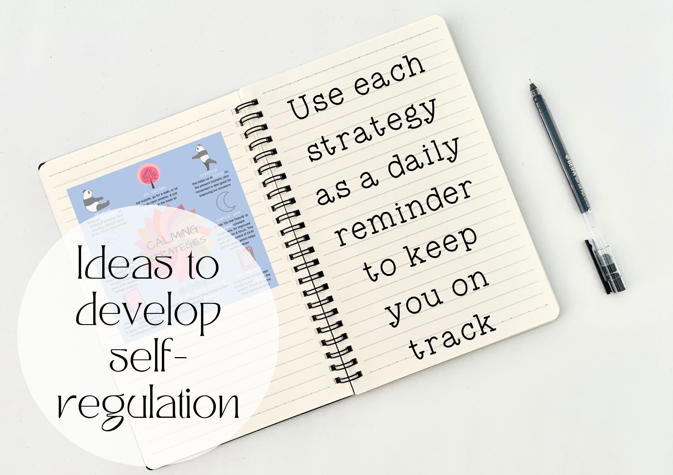 Calming Strategies -digital Download PNG -adults and Children ...