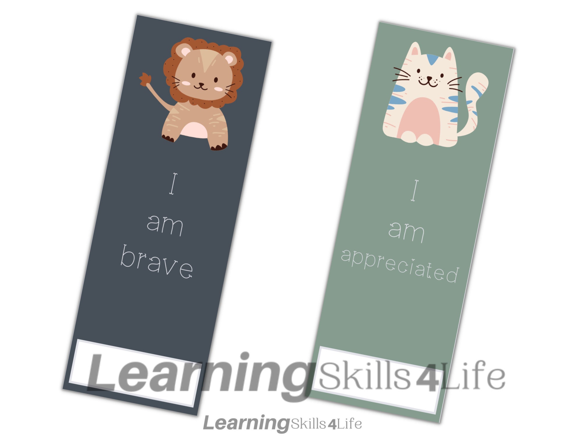 Animal Affirmation Bookmarks for Children - Empower Positive Behaviour ...