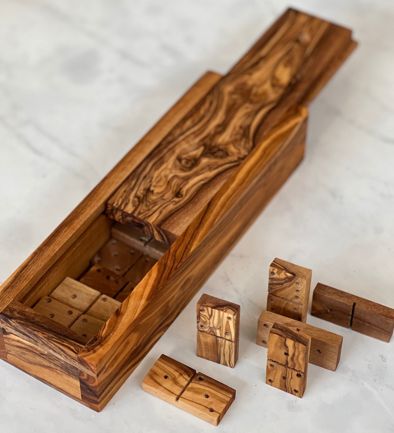 Personalized Wooden Dominoes Gift Box for Gifting With Storage - Etsy