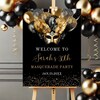 Spanish Birthday Welcome Sign, Dahlias Burgundy and Pink, Welcome ...
