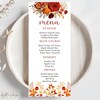 Editable Diamonds Party Menu Template, Printable Event Menu, Diamonds ...