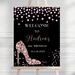 Disco Ball Welcome Sign, Custom Birthday Party Entrance Sign, Pink ...