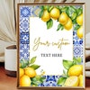 Editable Diamonds Party Menu Template, Printable Event Menu, Diamonds ...