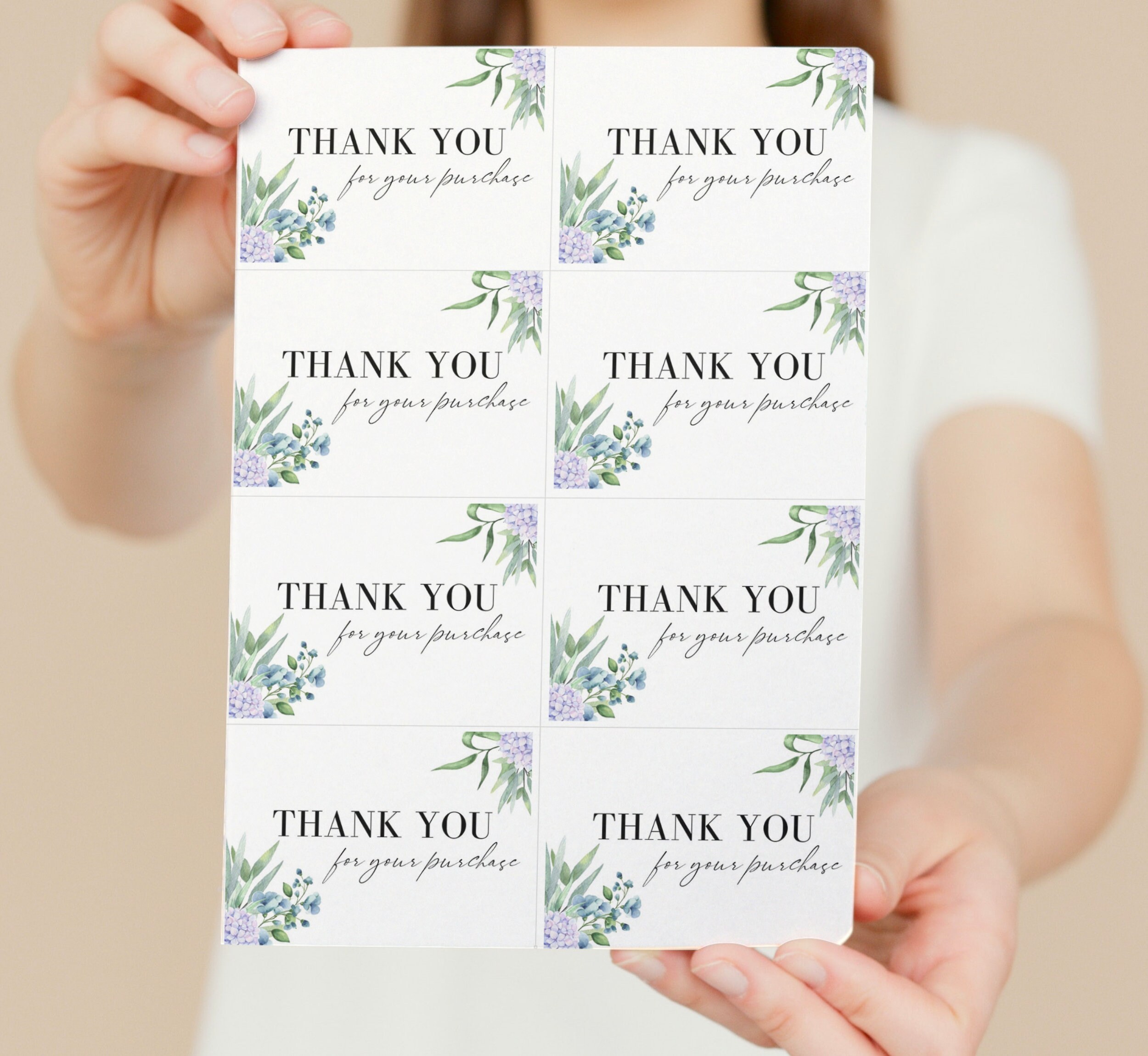 Printable Thank You Card Thank You Note Card Thank You for - Etsy