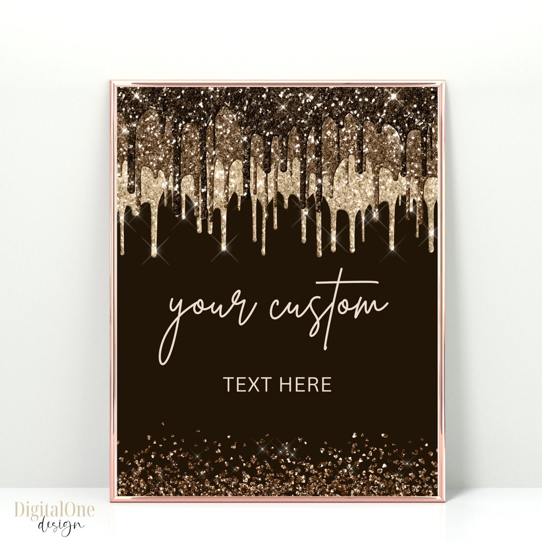 Custom Shade of Melanin Sign, Personalized Printable Sign, Decoration ...