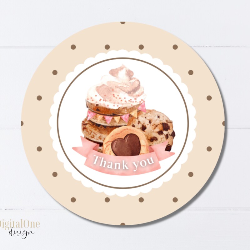 Thank You Bakery Stickers - Etsy