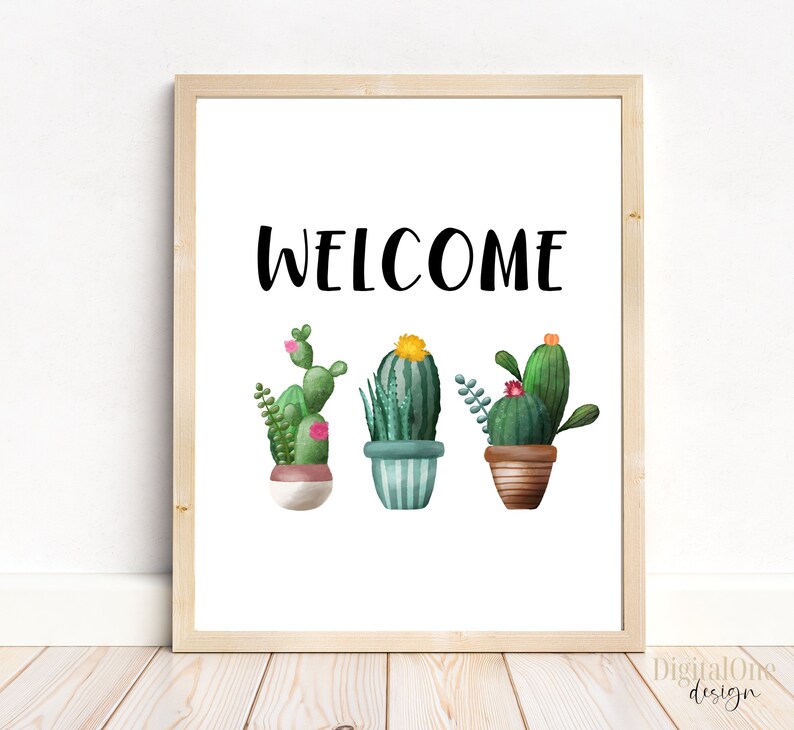 Welcome Printable Sign, Fiesta Theme Table Decor, Welcome Sign for ...