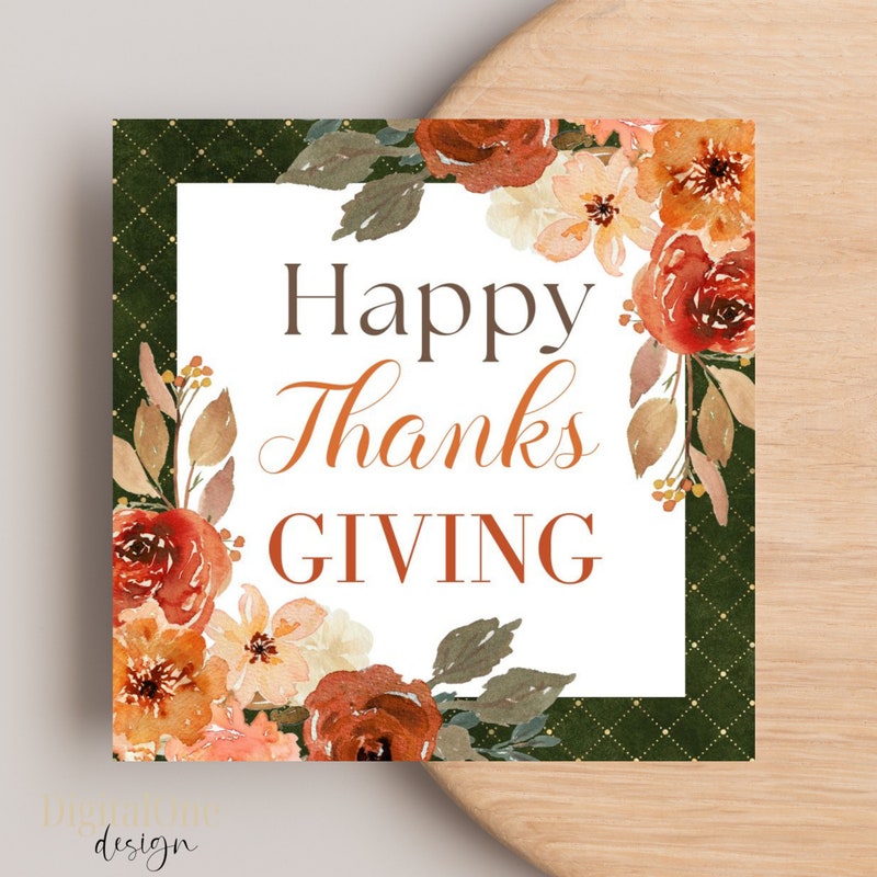 Thanksgiving Tags - Etsy
