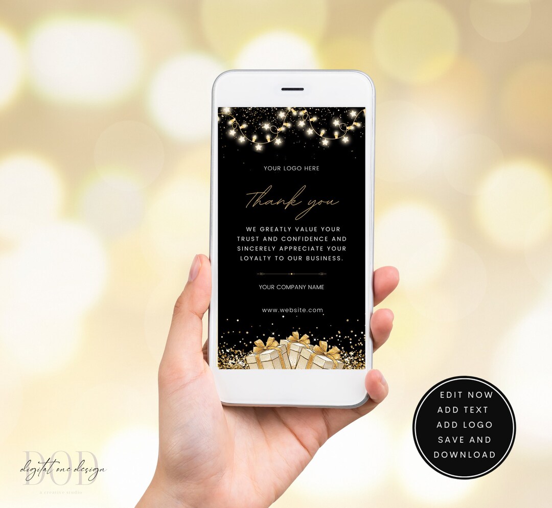 Electronic Thank You Card, Electronic Holiday Card, Text Message ...