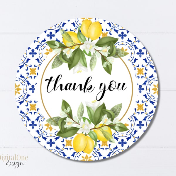 Lemon Theme Favor Tags - Etsy