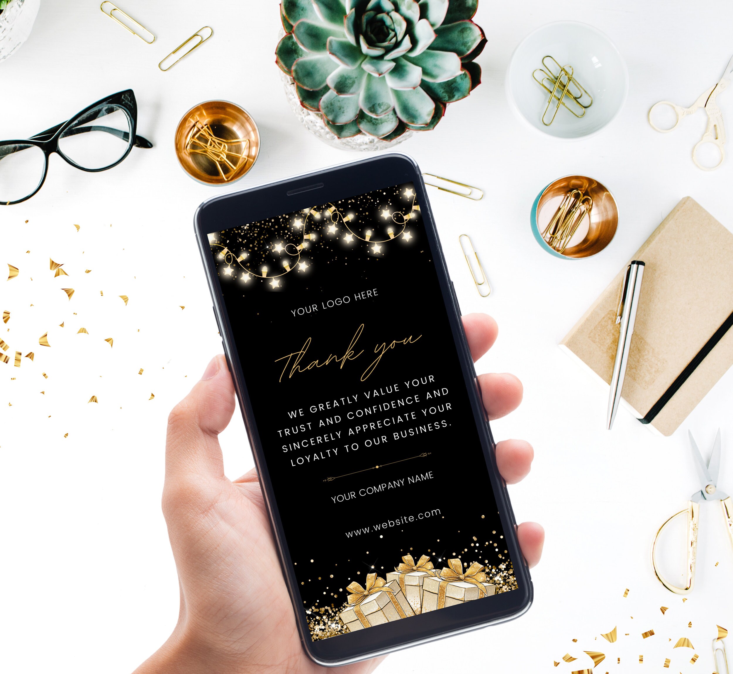 Electronic Thank You Card, Electronic Holiday Card, Text Message ...