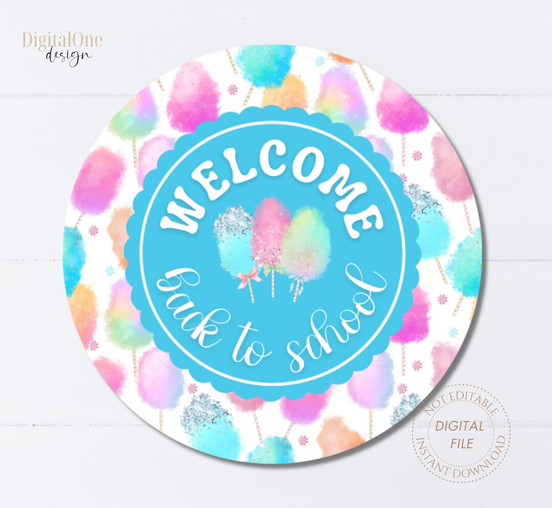 Printable Welcome Back to School Tag, First Day of School Gift Tag ...