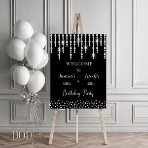 Editable Diamonds Party Menu Template, Printable Event Menu, Diamonds ...