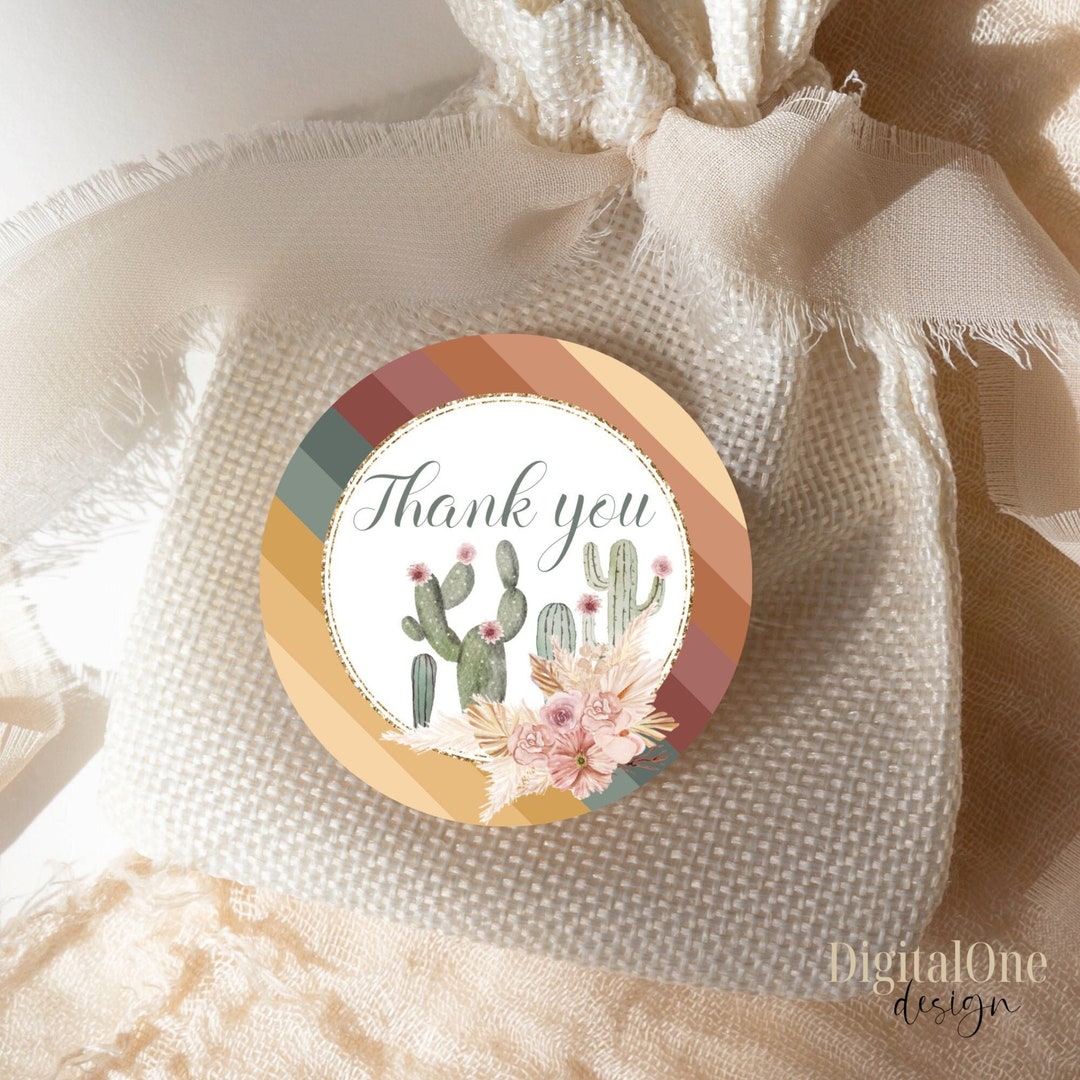 Autumn Fall Thank You Printable Tag, Instant Download, Boho Floral ...