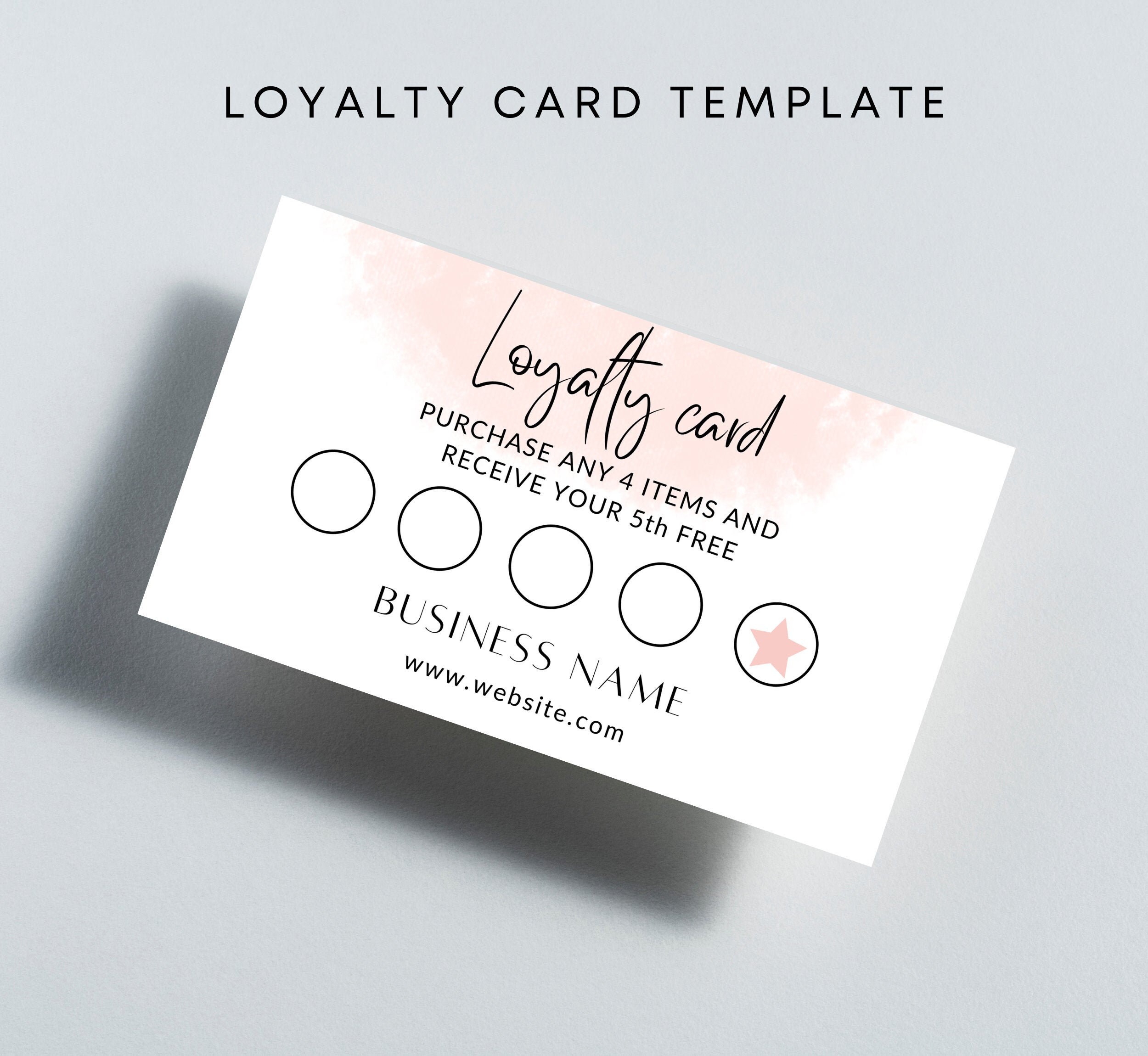 Business Punch Card Template Free