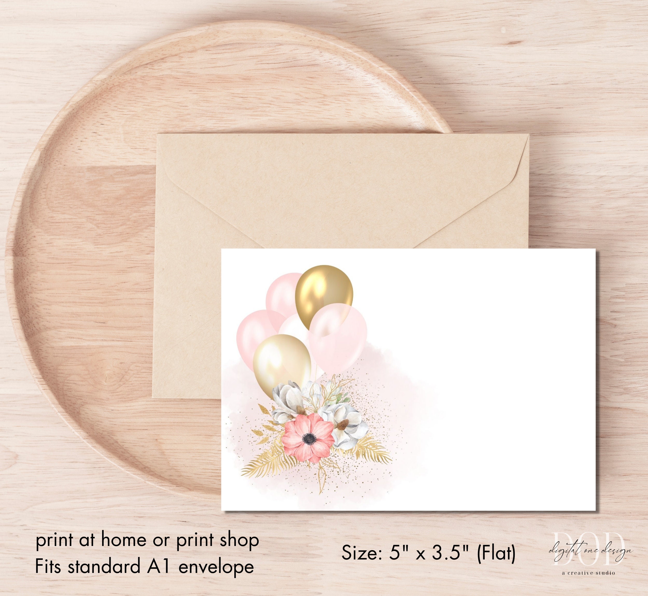 Blank Printable Note Cards, INSTANT DOWNLOAD, Thank You Notecards ...