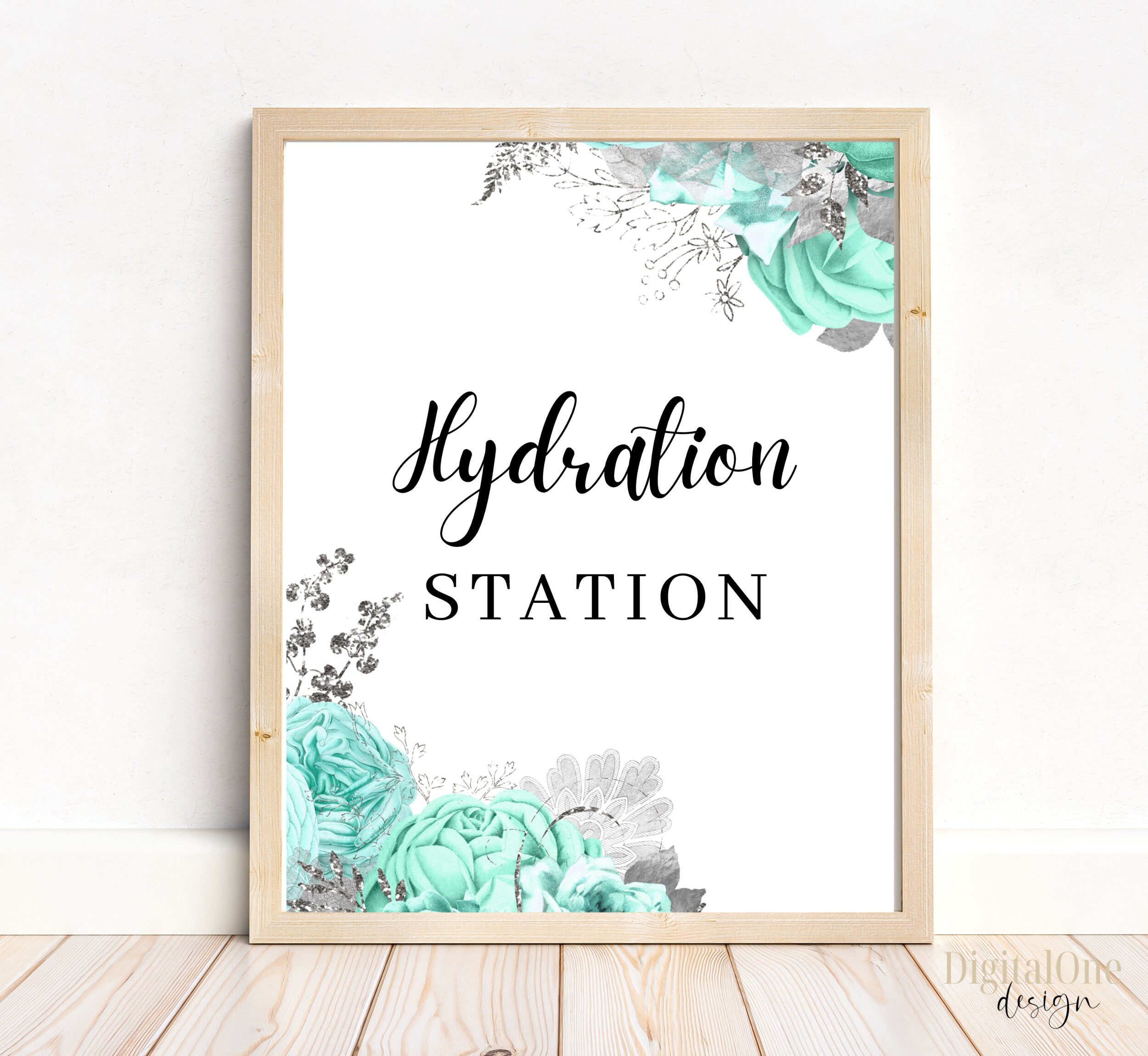 Hydration Station Printable Sign, Drink Table Sign, Water Station Sign ...